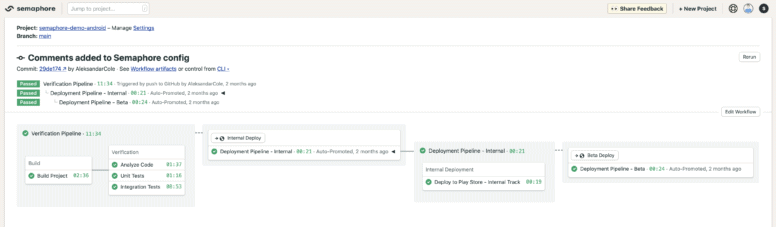 Android Continuous Integration and Deployment Tutorial - Semaphore