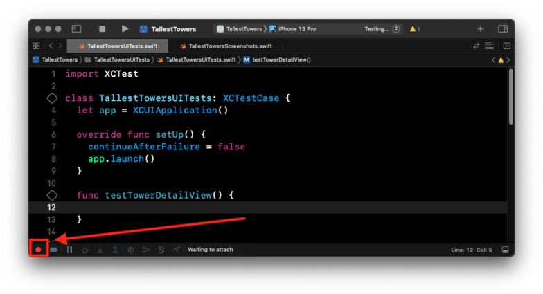 UI Testing in Swift - Semaphore