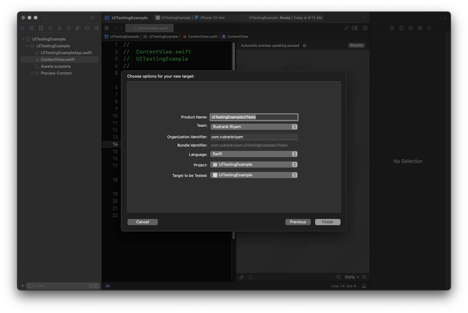 UI Testing in Swift - Semaphore
