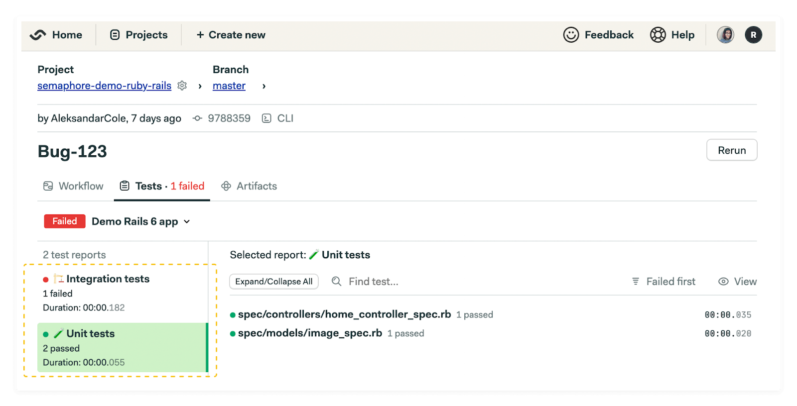 What’s New in Test Reports - Semaphore