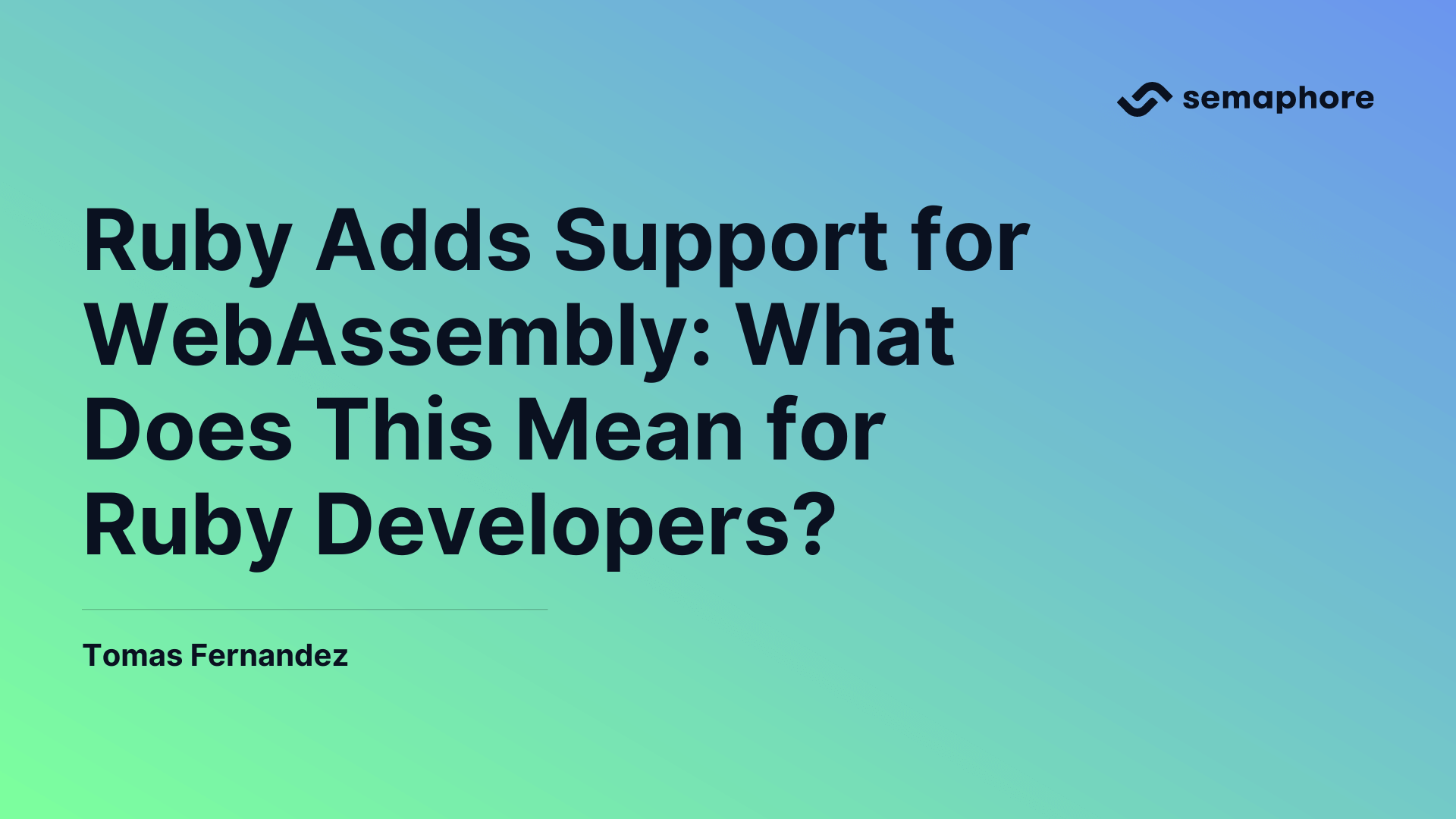 Ruby Adds Webassembly Support What Does It Mean