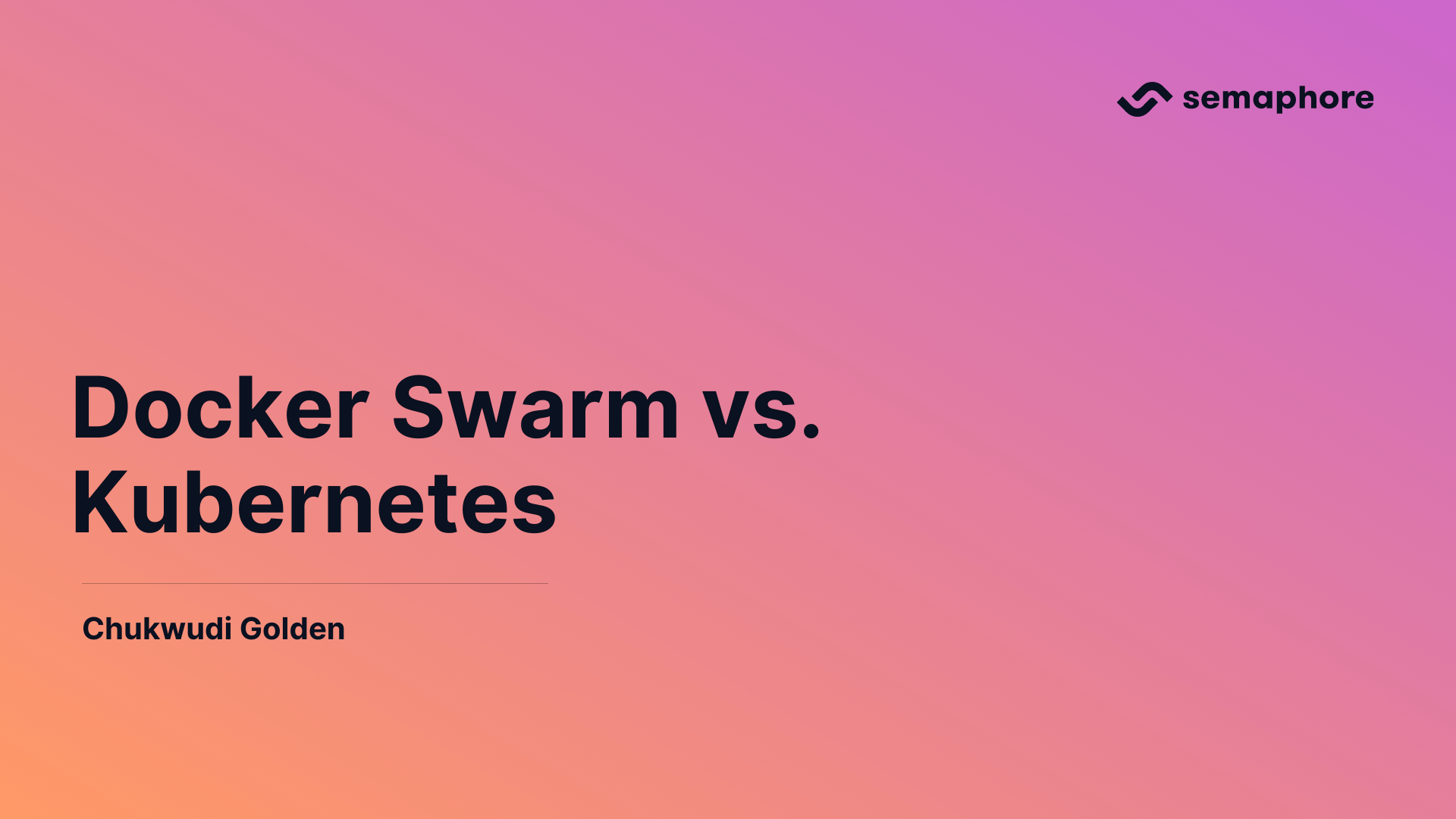 Docker Swarm vs. Kubernetes - Semaphore Docker Swarm vs. Kubernetes - Semaphore