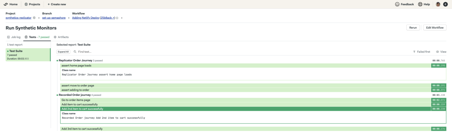 Synthetic Monitoring Management Using Playwright, @elastic/synthetics and Semaphore - Semaphore