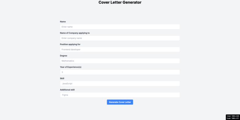 Build a Compelling Cover Letter Writing App With NextJS and ChatGPT ...