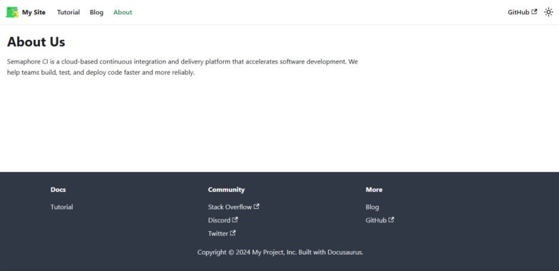 Using Docusaurus to Build A Modern Documentation Website - Semaphore